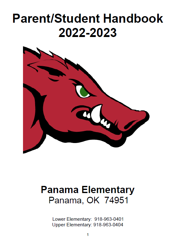 Panama Public Schools - Elementary Handbook